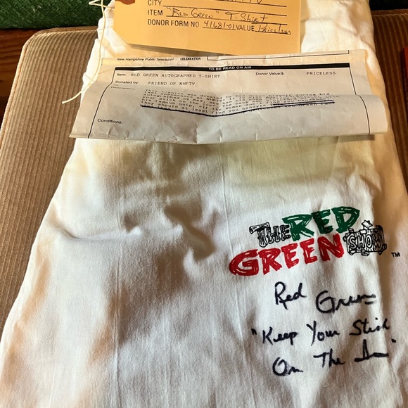 Shirts | Red Green Show Autographed White Tshirt | Poshmark